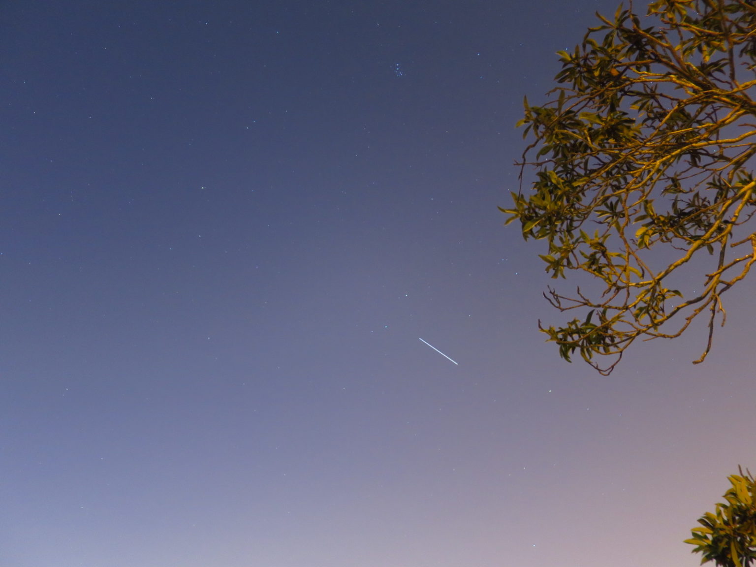 Estación Espacial Internacional (ISS) visible desde Guatemala